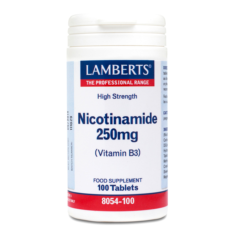 NICOTINAMIDE 250MG 100TABS | Health Corner