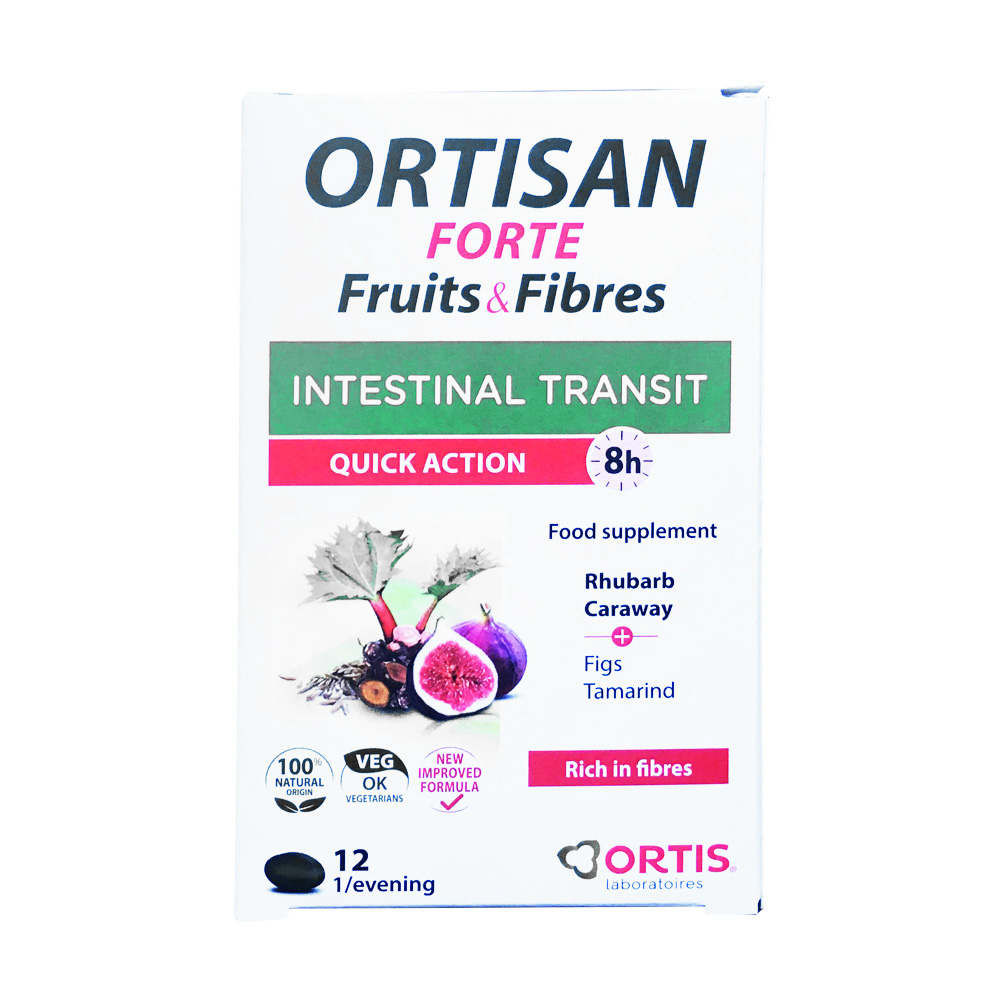 Ortisan Forte - Φρούτα & Ίνες 12tabs | Health Corner